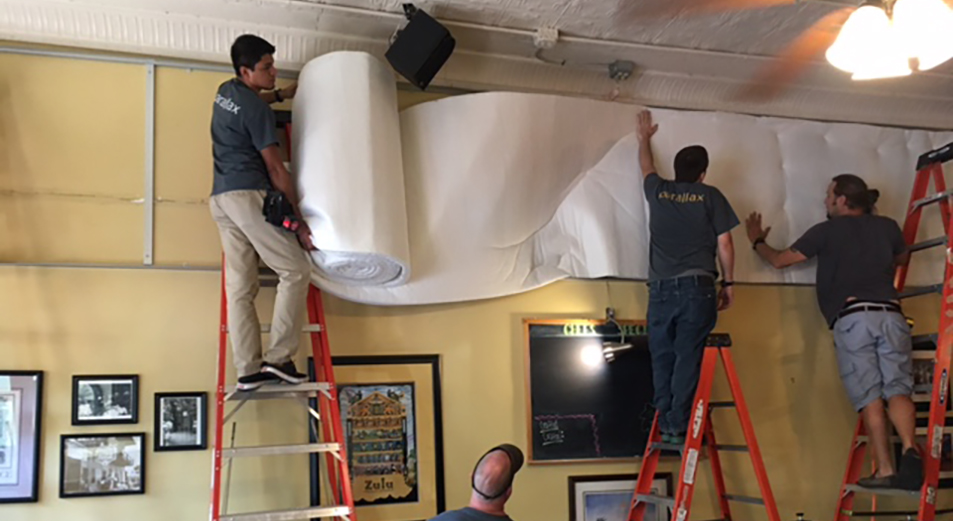 Décor That Looks as Good as It Sounds - Sound Abatement Panels at Henry ...